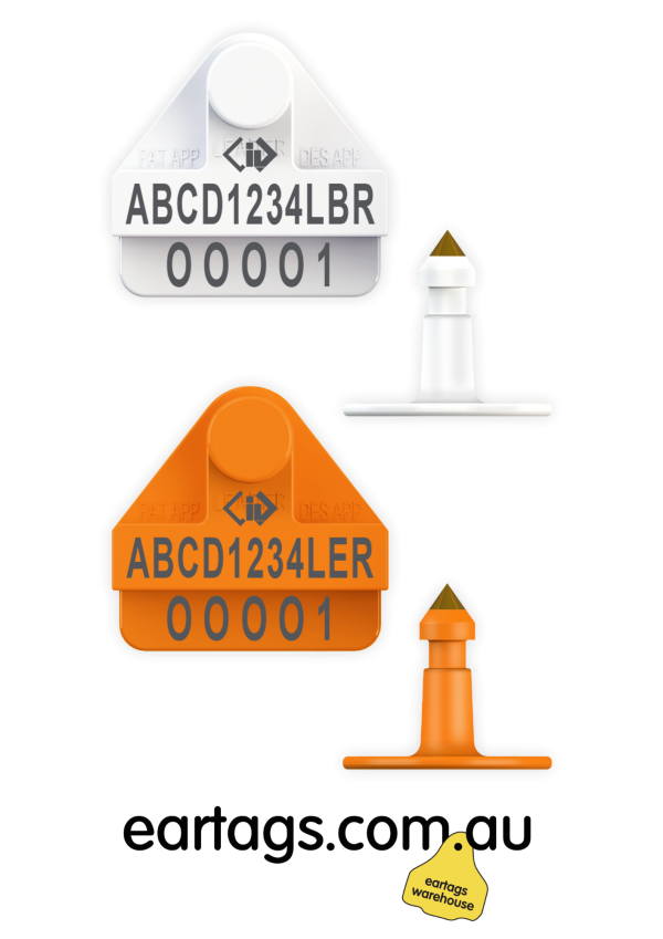 Leadertronic NLIS Tag & Male Button • NLIS Ear Tags