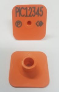 Approved NLIS Pig Button Ear Tag Allflex Livestock ID Pig